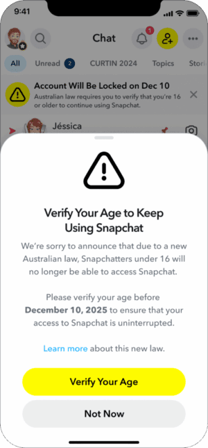 Snapchat to Introduce Age Verification for Australian Users Starting ...