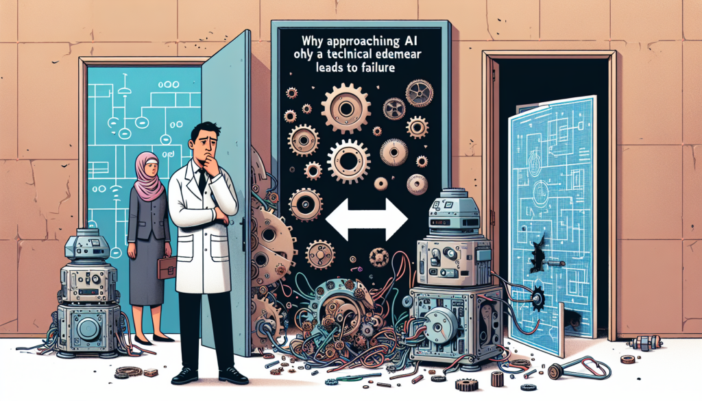Why Treating AI as Just a Technical Task is a Recipe for Failure